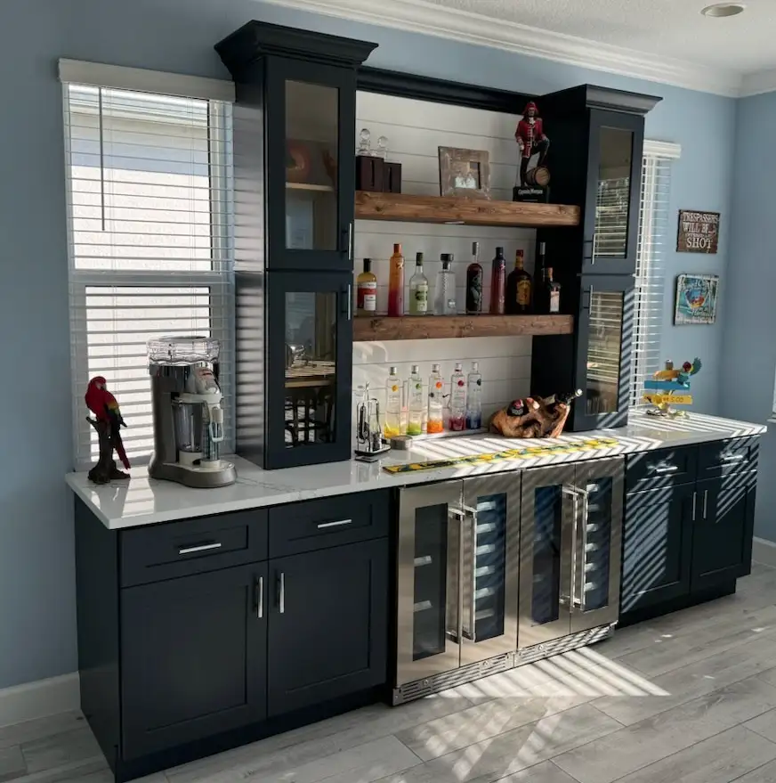 Blue Shaker (BS) | Woodex Cabinetry | Terillian Cabinets
